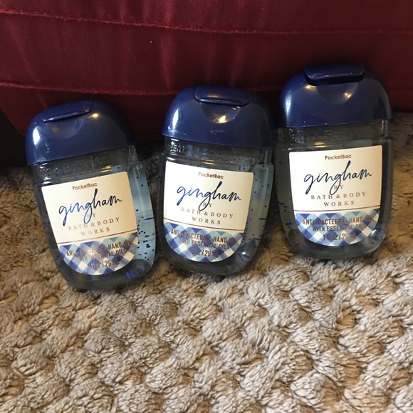 Bath & Body Works | Bath & Body | Nwt Bbw Gingham Pocket Bac | Poshmark